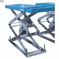 China 1510mm Platform Length Hydraulic Scissor Car Lift 220v 2.2kw For 4000kg Vehicles for sale
