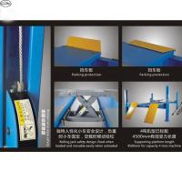 China Adjustable Four Post Car Hoist for Wheel Alignment Min Height 210mm Voltage 220V/380V for sale