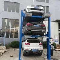 China Four Post Parking Lift for Vehicle Elevator 12 Units Loading Qty Low Maintenance Cost for sale