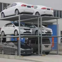 China Four Post Parking Lift for Vehicle Elevator 12 Units Loading Qty Low Maintenance Cost for sale