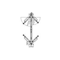 China 2850mm Width Between Columns CE Approved Clear Floor Gantry Hoist for 4200kg Car Lift for sale