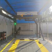 China Metal Arm 360 Degree Contactless Car Wash Machine With 3KW 4pcs Dryers for sale