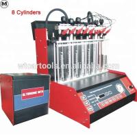 China 8 Cylinders Injector Tester And Cleaner Machine 4L Test Liquid Tank Volume for sale