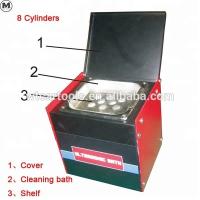China 8 Cylinders Injector Tester And Cleaner Machine 4L Test Liquid Tank Volume for sale