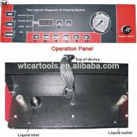 China 8 Cylinders Injector Tester And Cleaner Machine 4L Test Liquid Tank Volume for sale
