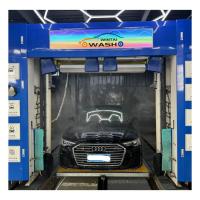 China Matel Automatic Rollover Car Wash Machine With Drying System And Wheel Brushes 3500KG for sale