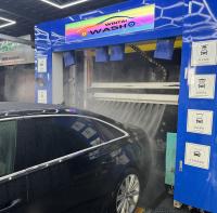 China Matel Automatic Rollover Car Wash Machine With Drying System And Wheel Brushes 3500KG for sale