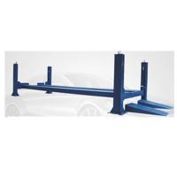 China 10 Tons Four Post Lift With Four Cylinder Hydraulic Lift And Fast Rise Time for sale