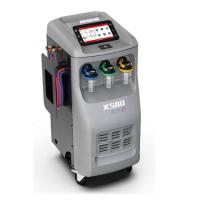 China 18kgs Cylinder Capacity X580 R1234YF AC Recharge and Flushing Machine with Printer for sale