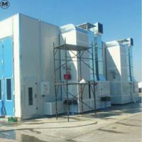 China Diesel Burner Truck Spray Booth 220V 39KW With LED Light And 11KW Fans for sale