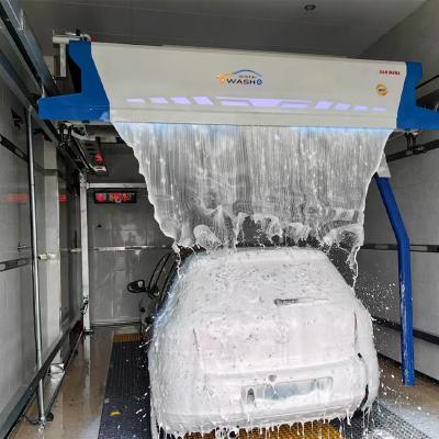 China 360 Rollover Car Wash Automatic Touchless Car Wash Machine With Total Weight / Volume Automatic Car Washing Robot ≥2100kgs/≥7.5cube for sale