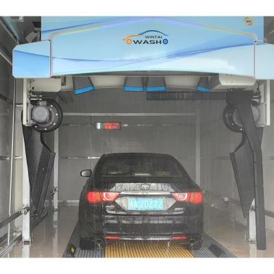 China 6 Air Dryeres  Touchless Automatic Car Wash 24-hour Service Car Wash Water Reclamation System 100-130 Bar Reverse Osmosis Water Machine for sale