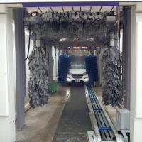 China Fully Automatic Tunnel Car Wash Machine High Pressure Car Wash Machine 10 Brushes Rollover Car Wash Systems PLC Control System for sale