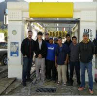 China Fully Automatic Tunnel Car Wash Machine High Pressure Car Wash Machine 10 Brushes Rollover Car Wash Systems PLC Control System for sale