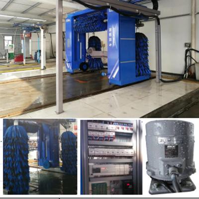 China 5 Brushes Reciprocating Car Washing Machine Automated Car Wash Equipment High Quality Automatic High Pressure Car Washer Machine for sale