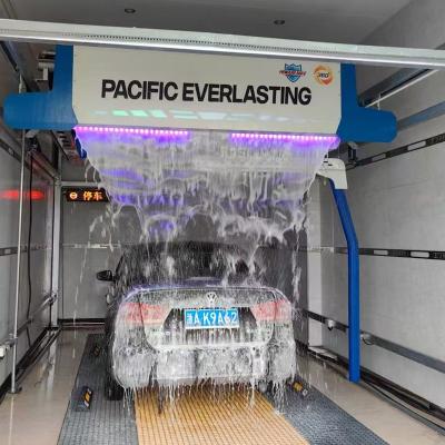 China High Pressure TFully Automatic Car Wash System  Touch Free Car Wash Machine with single arm  Reverse Osmosis Water Machine for sale