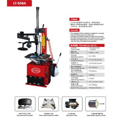 China 24 Inch Large Tire Changing Machine Alloy Material Tyre Changer Machine Double Bending Process For Columns Car Tire Mounting Machine for sale