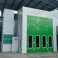 China OEM customized industrial painting booth metal powder coating spray booth 15000mm for sale