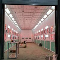 China OEM customized industrial painting booth metal powder coating spray booth 15000mm for sale