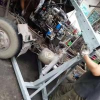 China Pneumatic Foldable Shop Crane Engine Crane 2t for sale