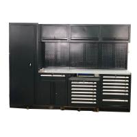 China Movable Large New Black Garage Workbench / for Workshop Steel Combination Tool Cabinet for sale