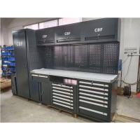 China Movable Large New Black Garage Workbench / for Workshop Steel Combination Tool Cabinet for sale