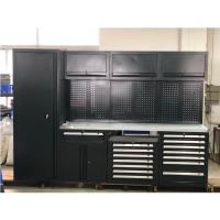 China Movable Large New Black Garage Workbench / for Workshop Steel Combination Tool Cabinet for sale