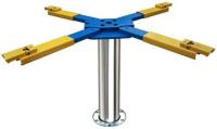 China Hydraulic Ground Hidden Design Single Post Car Lift 3500kg For Car Washing for sale