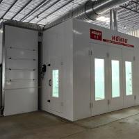 China Diesel Burner Car Body Panel Stands Automotive Including platform Paint Booth 3T Auto Body Hood Stand for sale