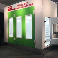 China Automotive Paint Spray Booth Diesel Burer  Car Spray Paint Booth Automotive Including platform Paint Booth 4T Auto Body Spray Booth for sale