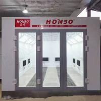 China Automotive Paint Spray Booth Diesel Burer  Car Spray Paint Booth Automotive Including platform Paint Booth 4T Auto Body Spray Booth for sale