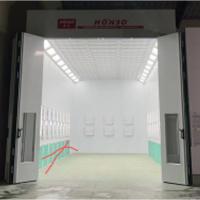 China 12M Truck Spray Booth Diesel Burer  train metro spray booth  without a base Bus Spray Booth for sale