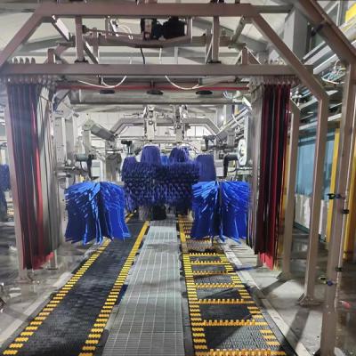 China Automated Car Wash Equipment 14 BRUSHES Automatic Car Washing Machine 25 METERS High Pressure Car Wash Machine for sale