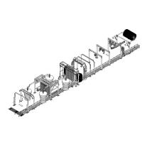 China 25-meter flatbed cable chain  tunnel car wash machine 14-brush High Pressure Car Wash Machine for sale