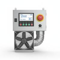 China Digital Control Panel Car Spray Booth With High-efficiency Exhaust Fan And 300mm Steel Structure Base for sale