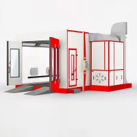 China Car Spray Booth with 300mm Steel Structure Base, Filter Bag Intake Filter, and G10 Diesel Burner for Optimal Painting for sale