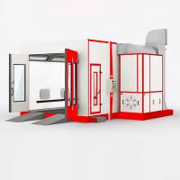 China Vehicle Spray Booth with Diesel Heating System 110/220V Input and Digital Control Panel for Optimal Painting Conditions for sale
