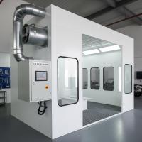 China Professional Car Spray Booth with G10 Diesel Burner Digital Control Panel and High-efficiency Exhaust Fan for Automotive Painting for sale