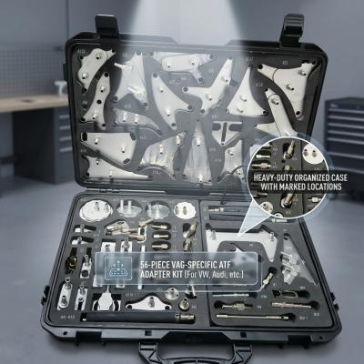 China 56-Piece Audi Volkswagen Group ATF Adapter Kit Complete VAG Transmission Service Set for sale