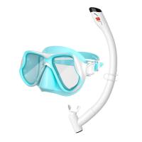 China Silicone Frameless Scuba Diving Mask And Snorkel for Children's Youth for sale