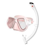 China Silicone Frameless Scuba Diving Mask And Snorkel for Children's Youth for sale