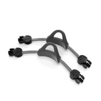 China Black Stainless Steel Swim Bungee Strap Scuba Fin Straps for Snorkeling Diving for sale
