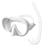 China 2024 CE Certified Single Tempered Glass Diving Gear Set for Adult Swimming Snorkel Mask Set for sale