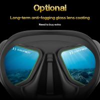 China Tempered Glass Lenses ZMZ Snorkel Integrated Diving Mask Silicone Diving Snorkel Kit Snorkel Mask Set for sale
