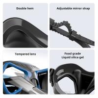 China Tempered Glass Free Diving Goggles And Snorkel Mask Snorkeling Kit for sale