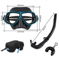 China OEM Travel Friendly Corrective Dive Snorkel Mask Set For Woman for sale
