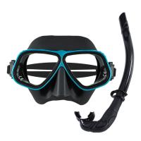 China OEM Travel Friendly Corrective Dive Snorkel Mask Set For Woman for sale