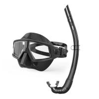 China Tempered Glass Lens Diving Mask for Adults Featuring Anti-Leak Silicone Frame for sale
