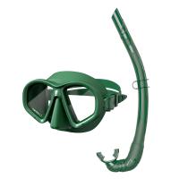 China Silicone Frame Adult Diving Mask Suitable for Adults Tempered Glass Lens for sale