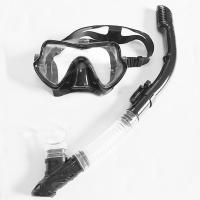 China Professional PVC Snorkel Tube and Plastic Frame Mask Set for Underwater Excursions 	Snorkel Mask Set for sale